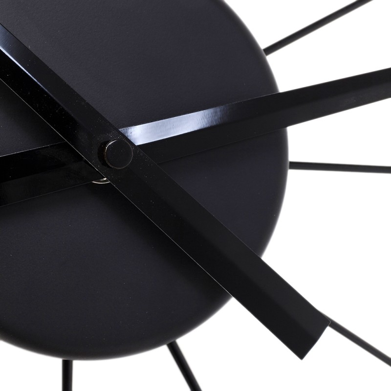 Kare Wall Clock Like Umbrella Black Ref 61805