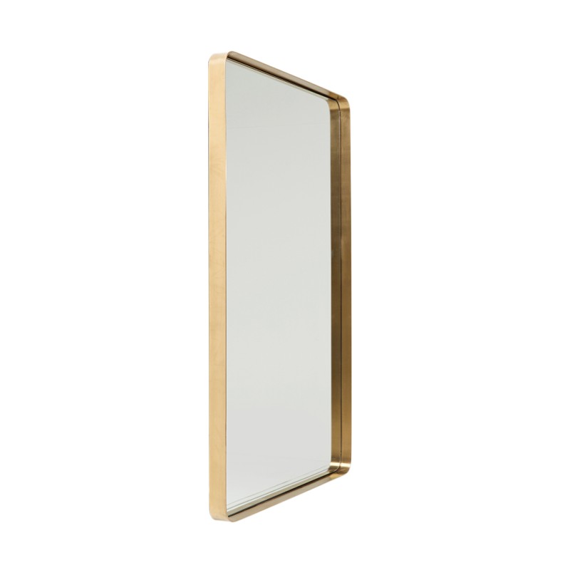 Kare Curve Rectangular mIrror Brass 70x200cm Ref 82713