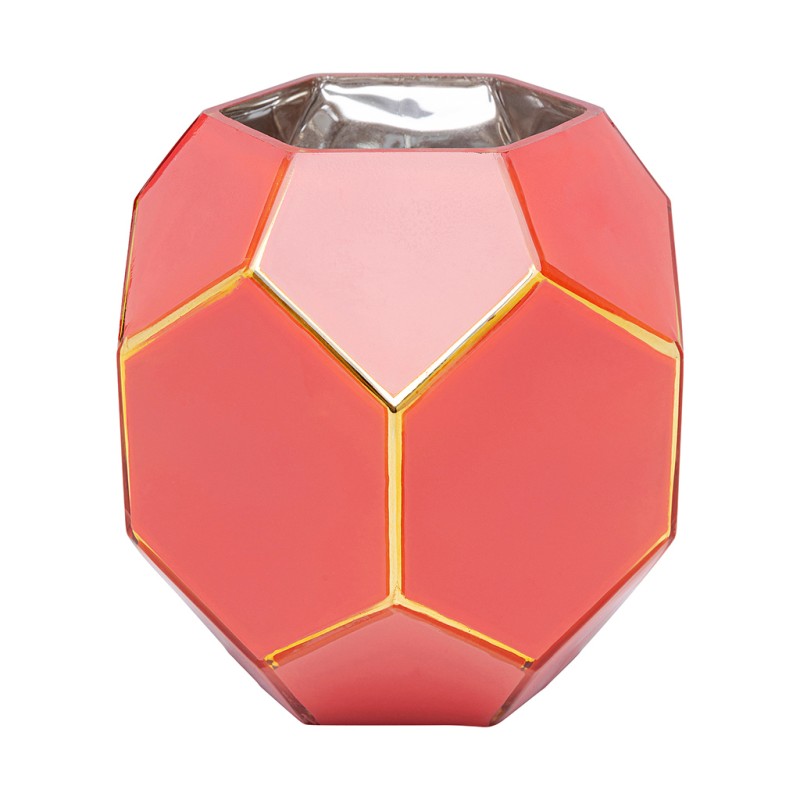 Kare Vase Art Pastel Red 17cm Ref 53234