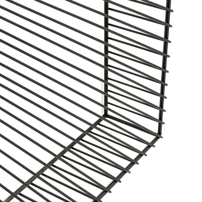 Kare Square Mirror Black Ref 85116