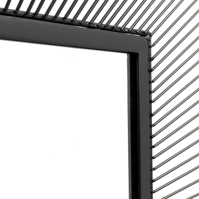 Kare Square Mirror Black Ref 85116