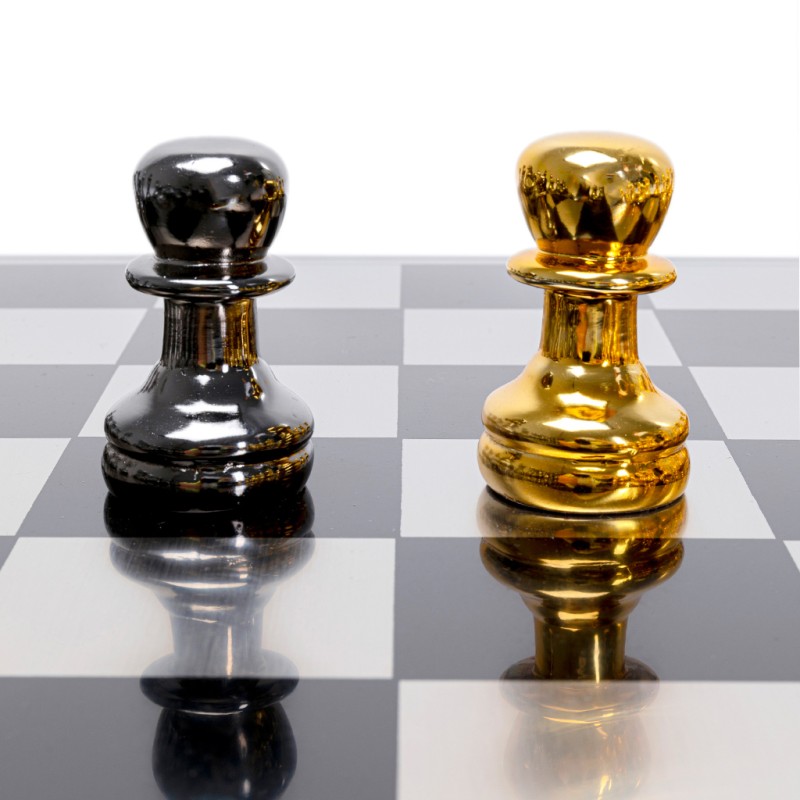 Kare Deco Objest Chess 60x60 cm Ref 51529