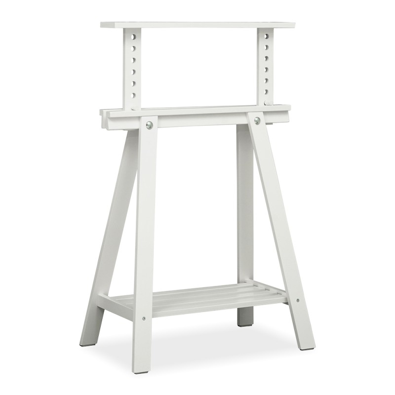 Ikea white trestle table store