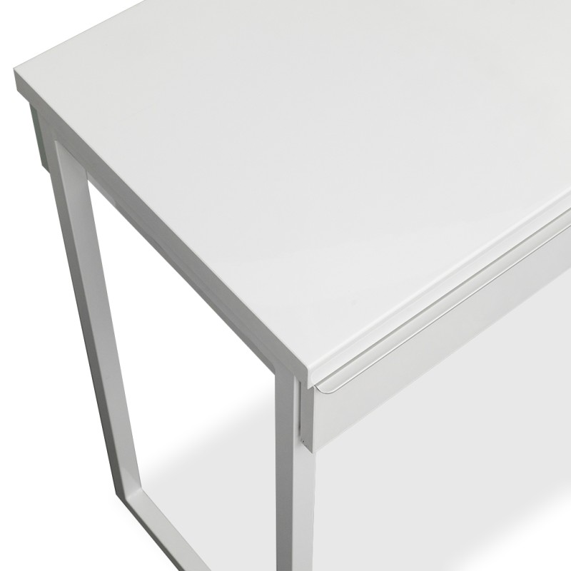 IKEA Besta Burs Desk High-Gloss White Ref 70245339