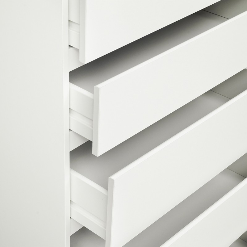 IKEA Kullen Chest Of 5 Drawers White Ref 20393662