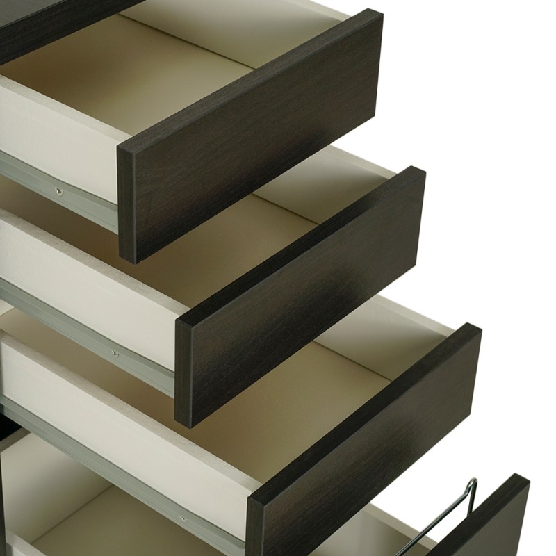 IKEA Micke Drawer With File Storage Black-Brown