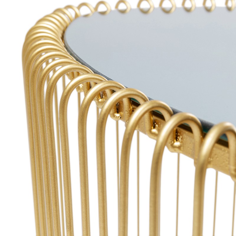 Kare Triangle Set of 2 Side Table Gold Ref 86421