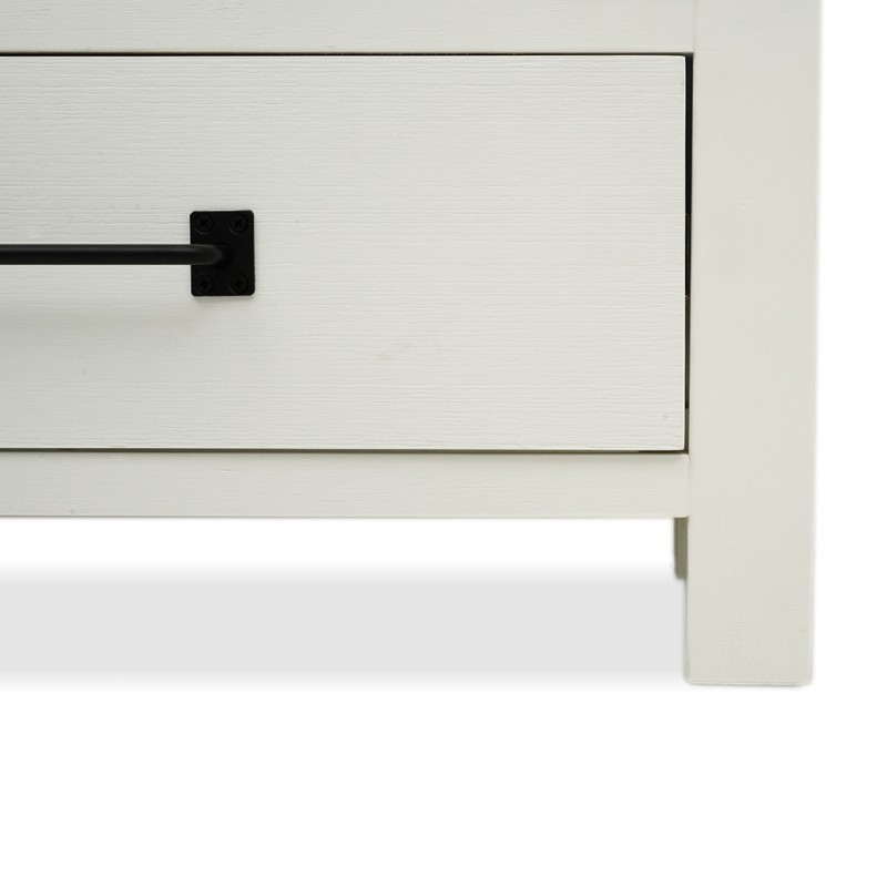 Cavendish Abbley Chest of Drawers Latte & White Brushing Acacia In Pine