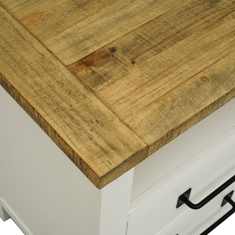 Cavendish Abbley Night Table Latte In Pine White Brushing Acacia