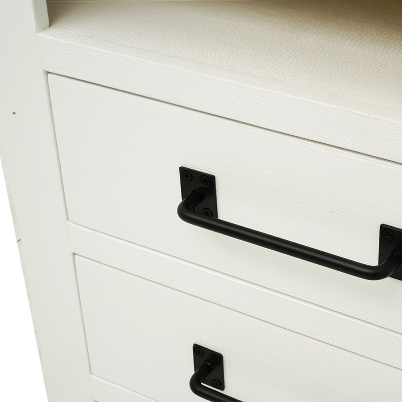 Cavendish Abbley Night Table Latte In Pine White Brushing Acacia