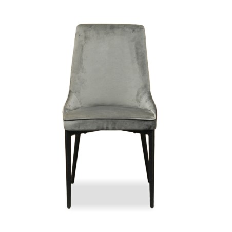 Cavendish Castelo Dining Chair Light Grey Velvet