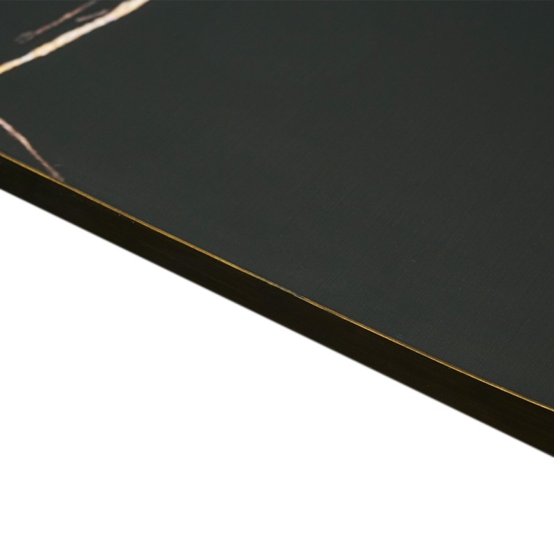 Bella Casa Rave Set of 2 Coffee Tables With Gold Metal Base