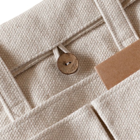Cavendish Woven Cotton Fold Over Tote L35.5cmxW10cmxH34 cm WB007C4