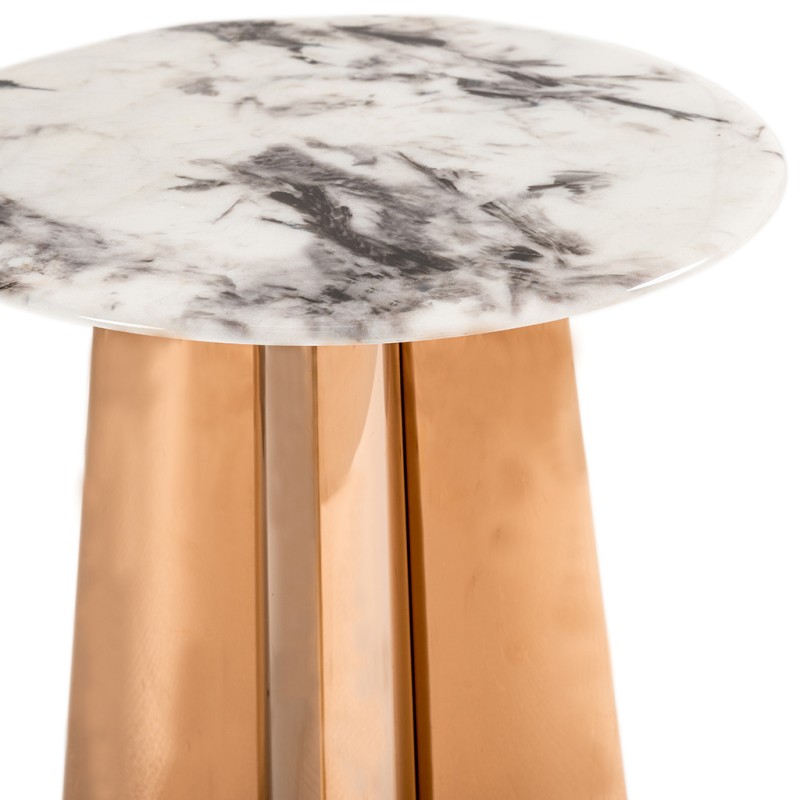 Bella Casa Clover Side Table Crystal