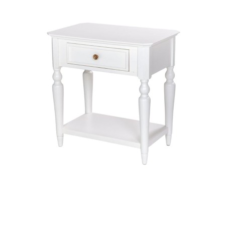Cavendish Fremont Side Table 1 Drawer & 1 Bottom Shelf White